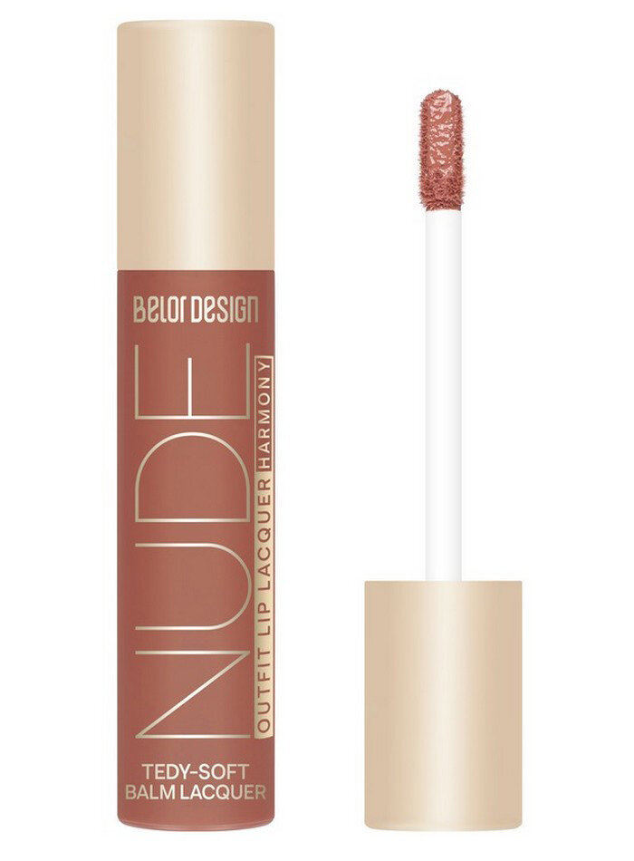 Belordesign Nude Harmony - Outfit Lip Lacquer Лаковый блеск для губ 4,1 г. №27 morning coffee