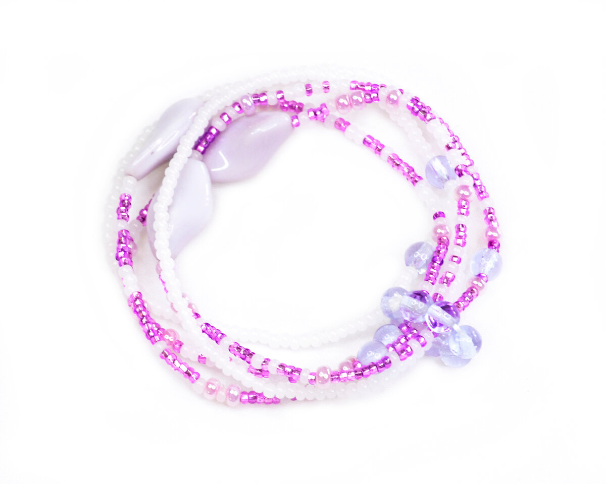 Браслет Bohemia Style, стекло, хрусталь, богемское стекло, бисер