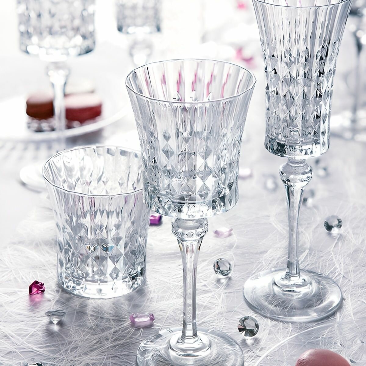 Cristal D'Arques Набор фужеров lady diamond , 270 мл, 6 шт