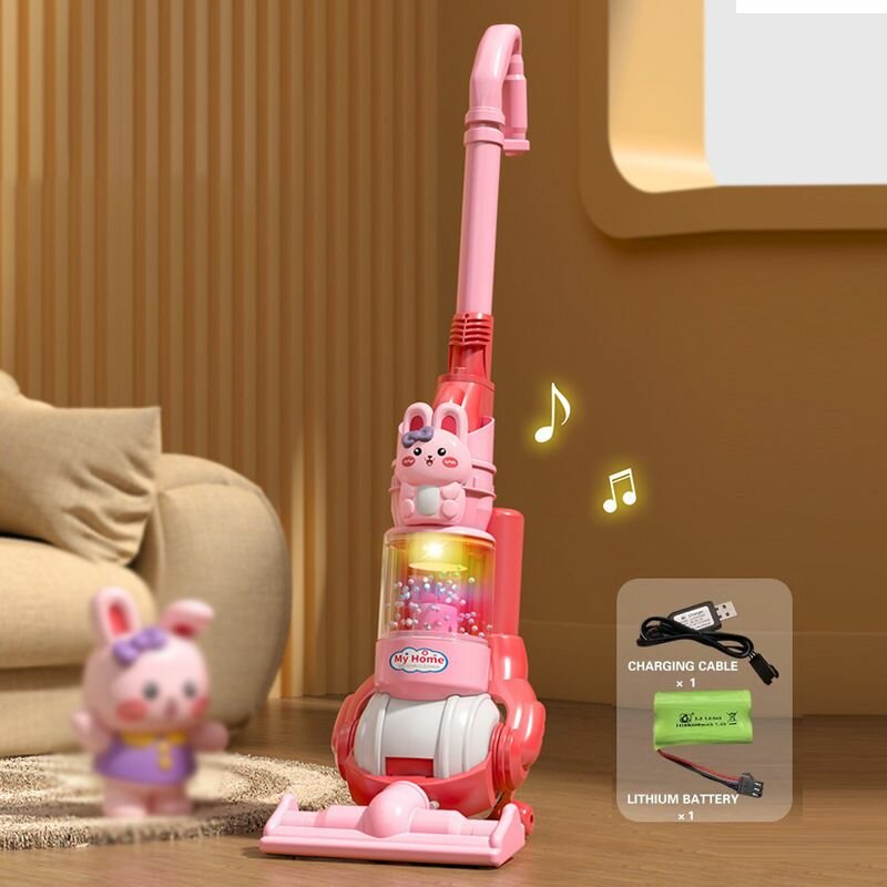 Детские игрушечные пылесосы со светом и музыкой