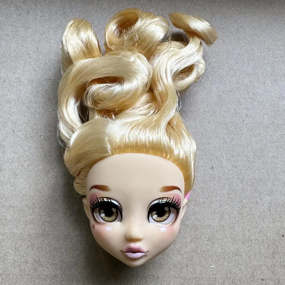 Кукла голова с волосами, Цвет: head 5