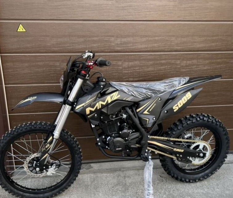 Мотоцикл MMZ 300cc 177FMM механика 5 скоростей Эндуро Кросс черный