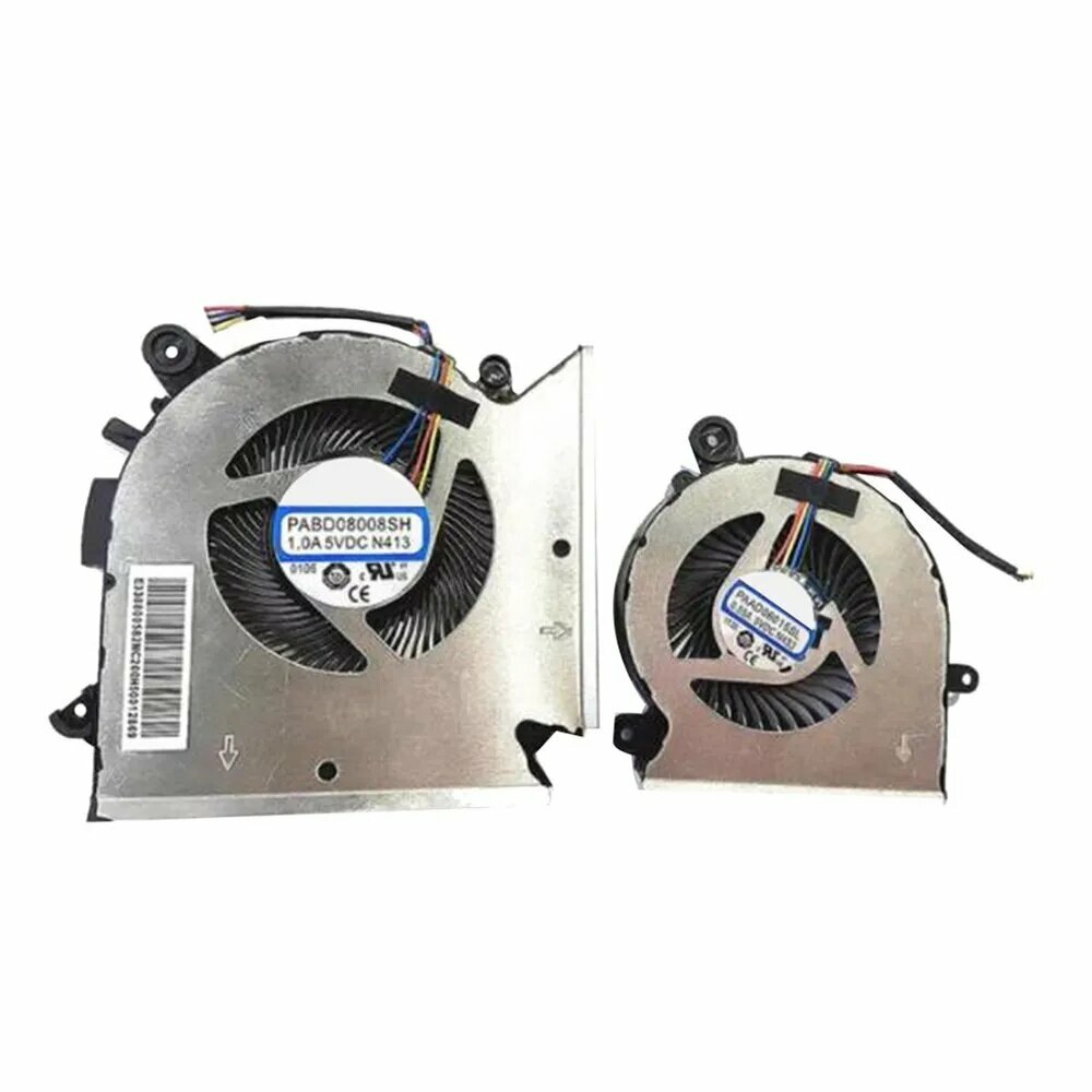 Для MSI GF63 GF65 MS-16R1/R3/R5 WF65 MS-16W1 W2 Охлаждающий Вентилятор, Процессо