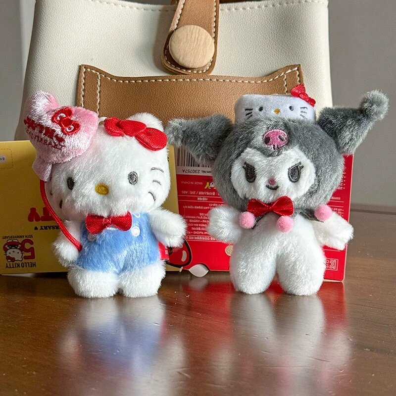 Плюшевая игрушка MINISO Hello Kitty, унисекс, 10см, антистресс