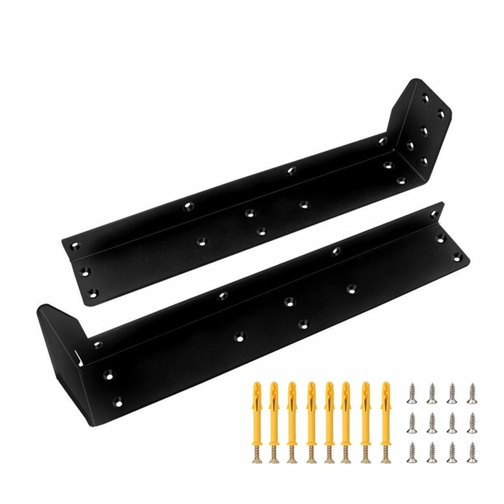 Г-образный несущий кронштейн скрытого плавающего шкафа-310*80*2.5 мм