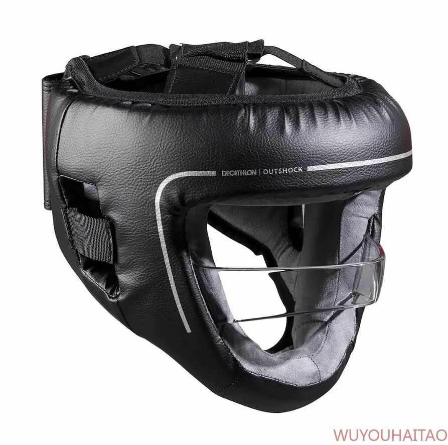 Шлем защитный, боксёрский Шлем с бампером/Доступны взрослые/дети, черный