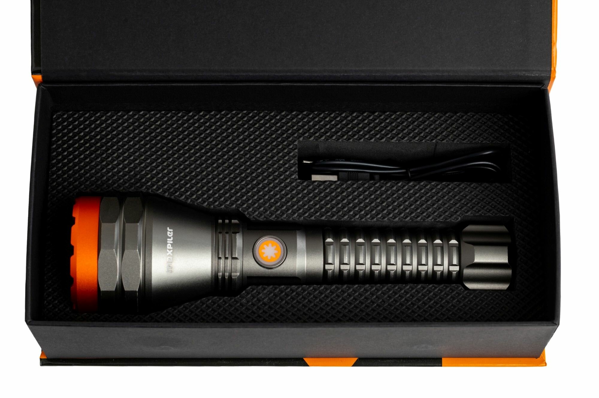 Фонарь ручной аккумуляторный MAXPILER MPF-05