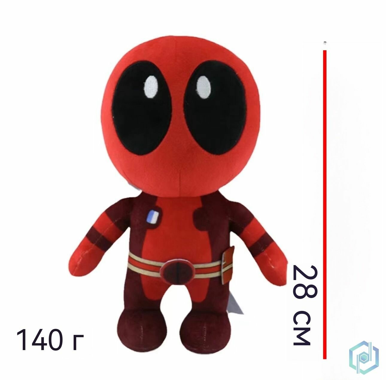 Мягкая игрушка Росомаха и Дэдпул Официальная лицензия Marvel коллекция супергероев