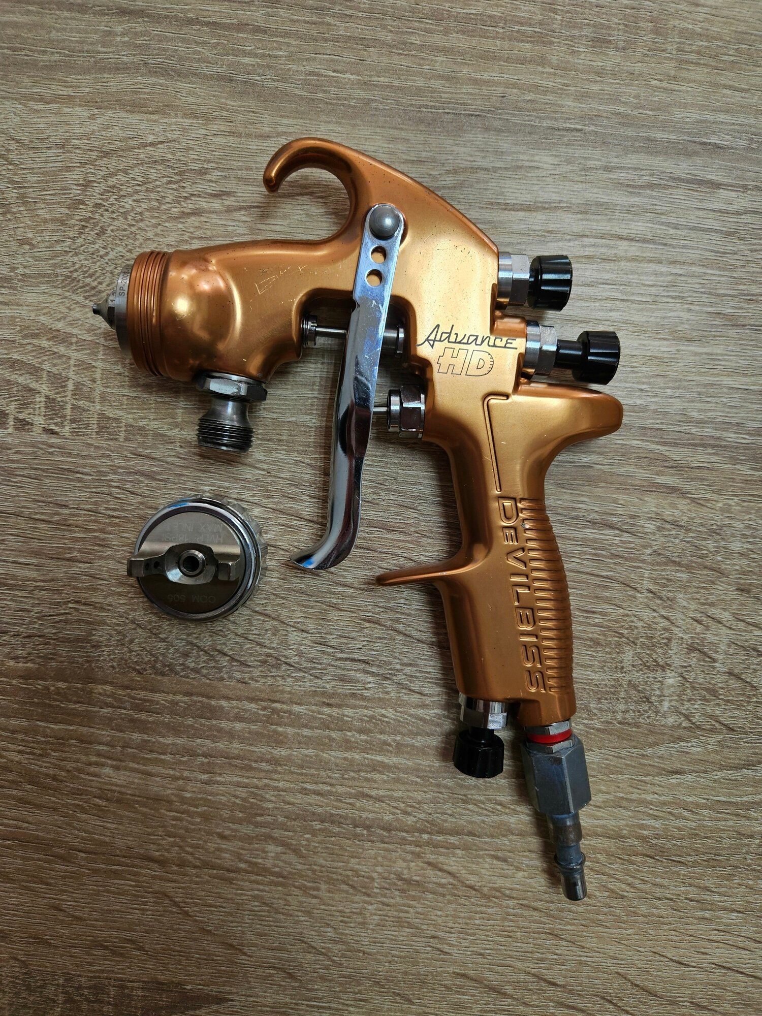 Краскопульт Devilbiss Advance HD голова COM 505 сопло/дюза 1.2мм