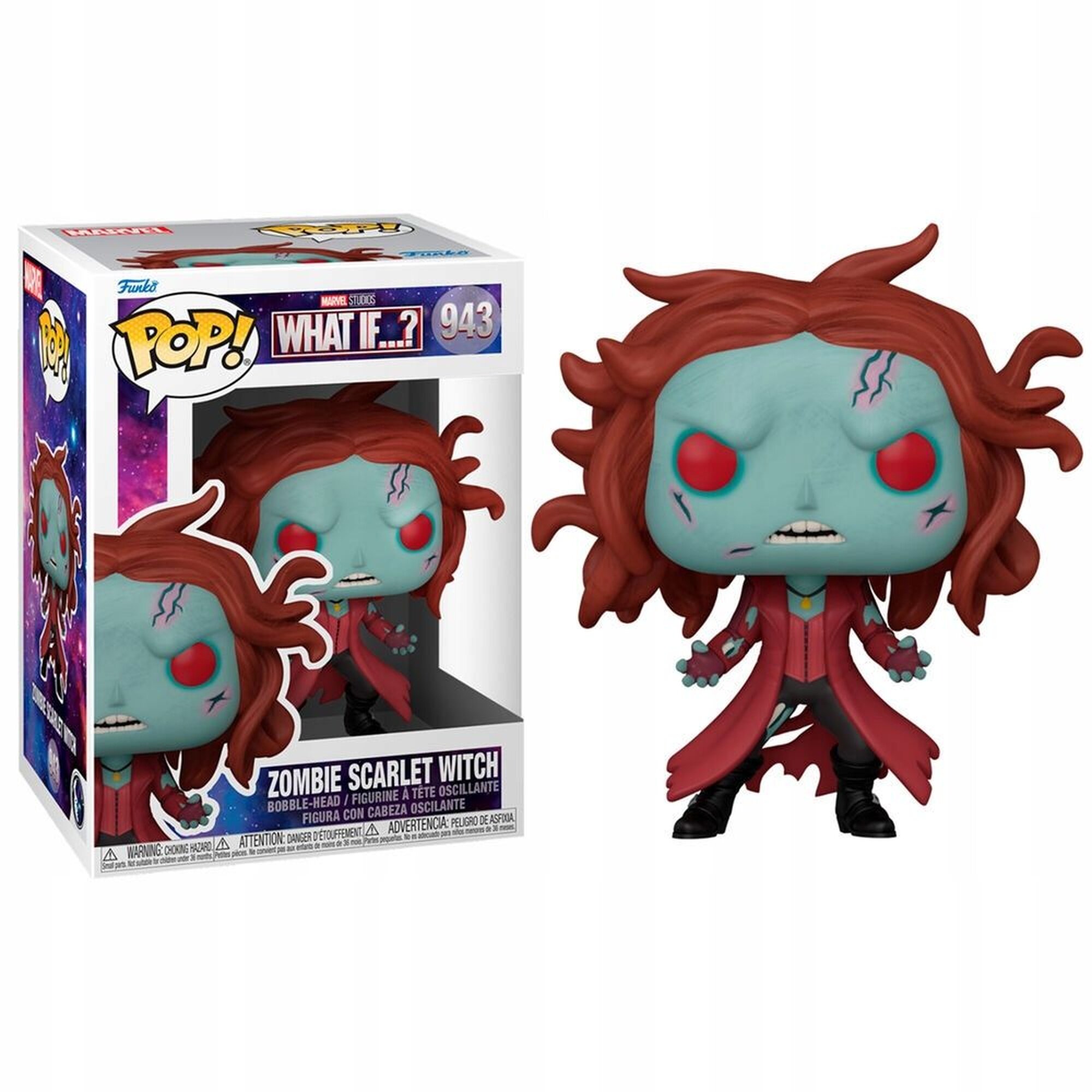 Фигурки Funko Pop - Коллекционная фигурка MARVEL WHAT IF ZOMBIE Ванда Алая Ведьма - Фанко 943