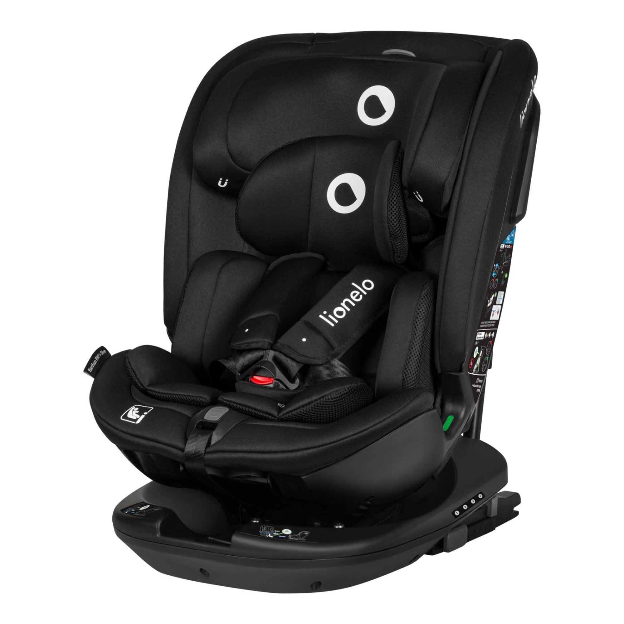 Автокресло Lionelo "Bastiaan", i-Size, вращение на 360°, Isofix, 4 положения наклона спинки