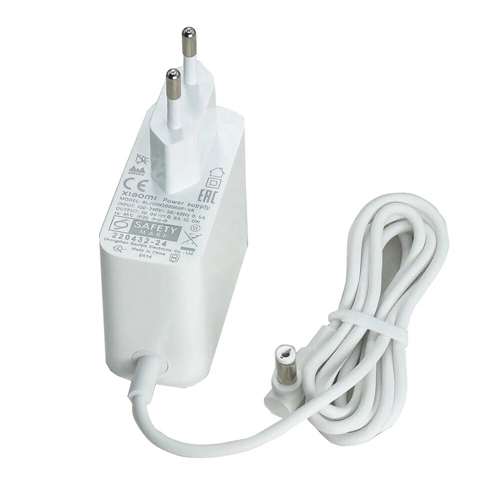 Блок питания VBDWRM для робота-пылесоса MIJIA E10C/E10/E12 20 В, 0,6 А, EU