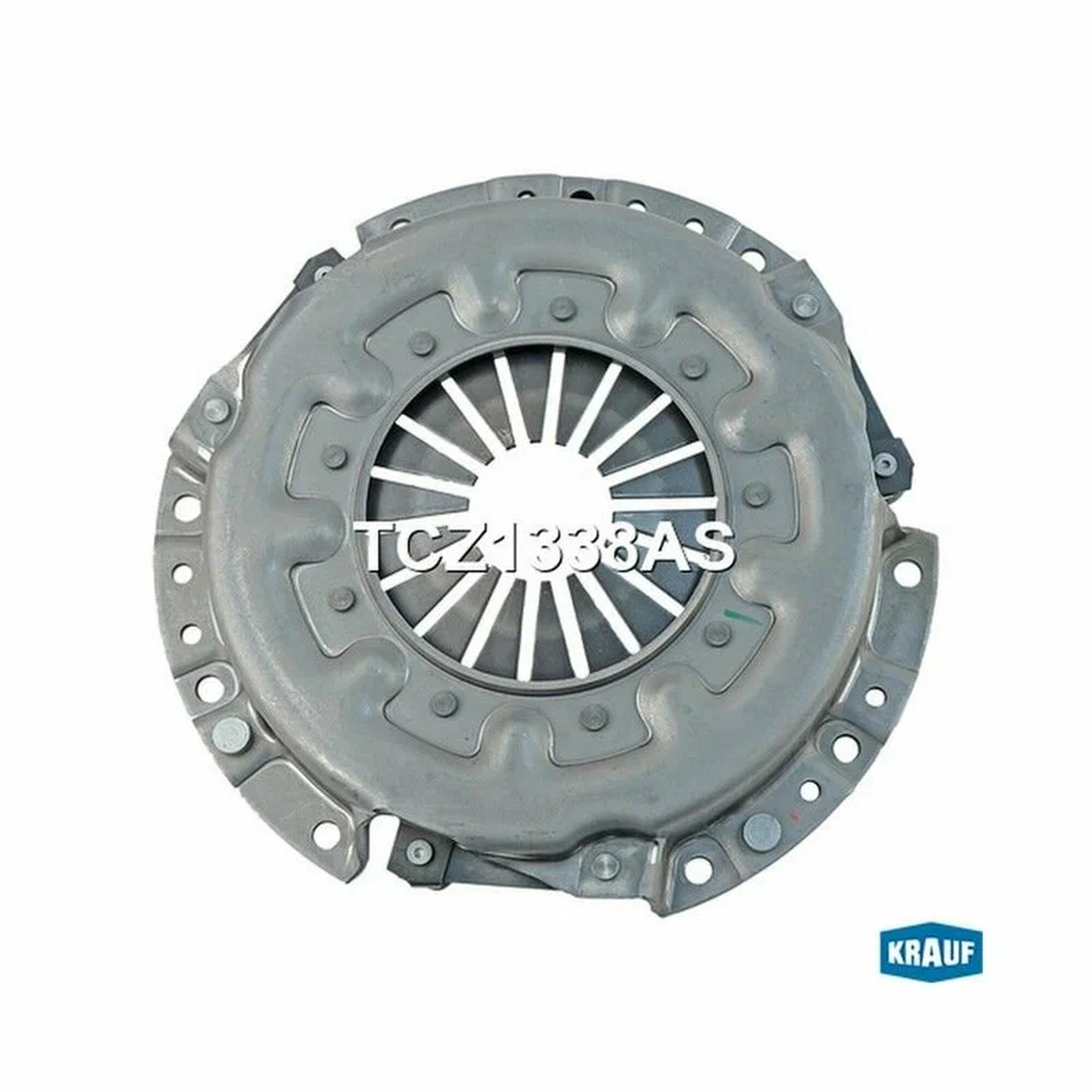 Диск сцепления Krauf TCZ1338AS, для Mitsubishi Lancer VII, металл, серый металлик