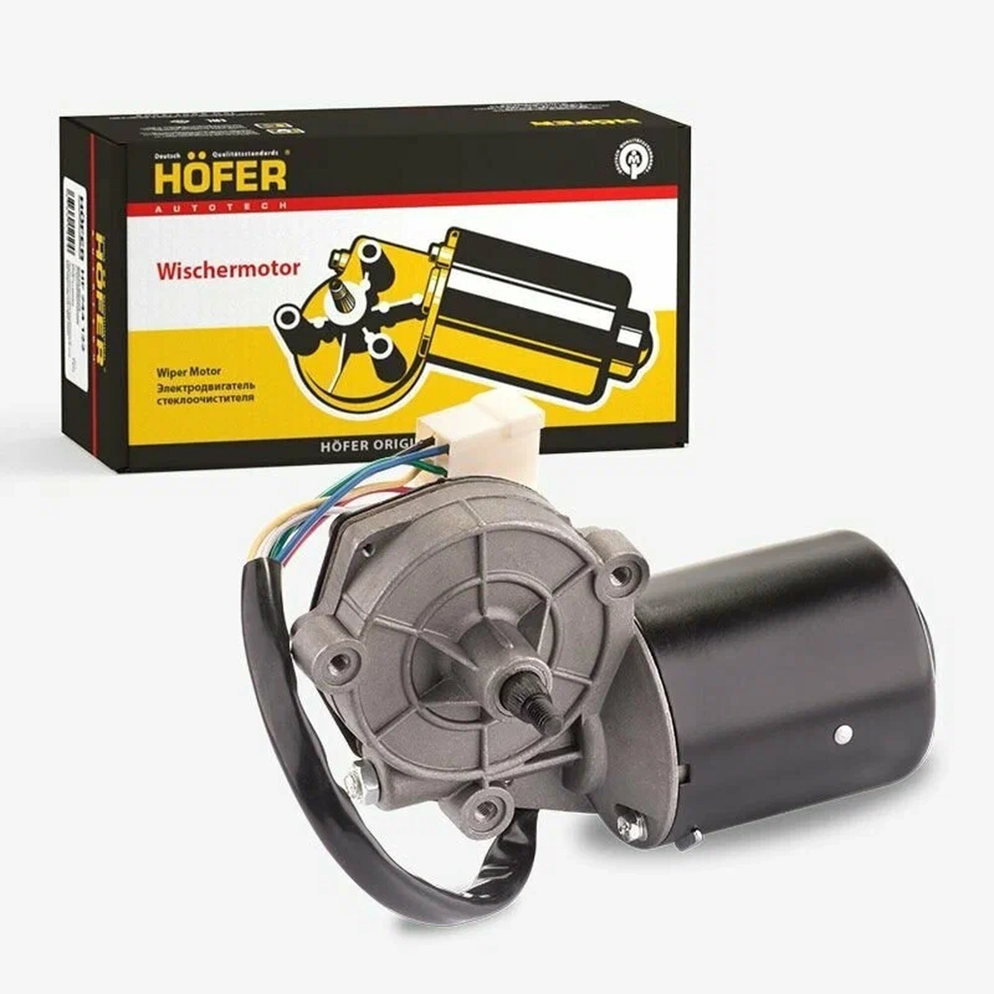 Мотор-редуктор стеклоочистителя HOFER HF744122, для ВАЗ 2108