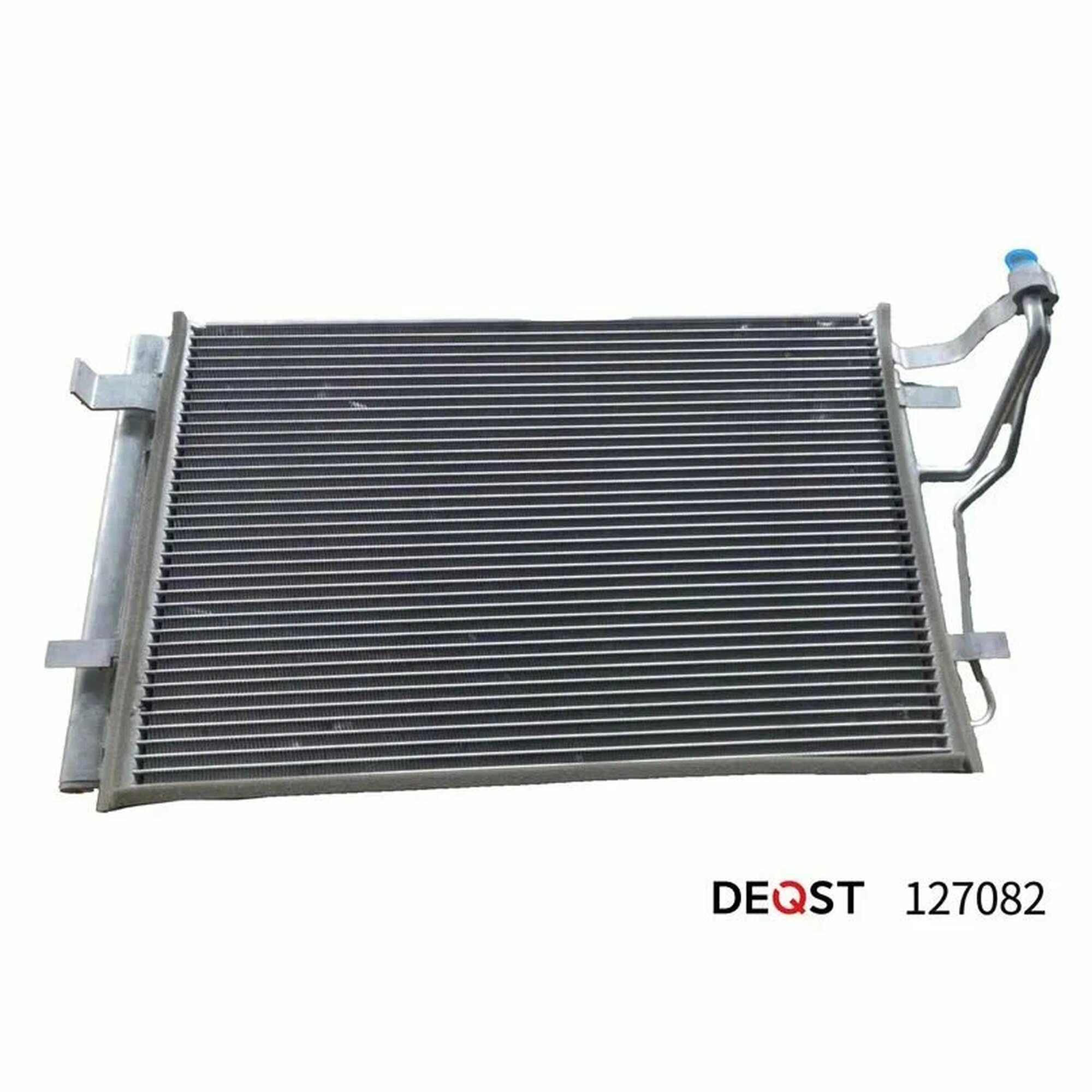 Радиатор кондиционера с ресивером Deqst 127082 для Kia Cerato
