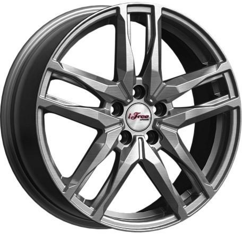 Диск колесный iFree Бомбей (КС1075) 6,5x18 5x108 Dia60.1 ET52 цвет Хай Вэй (Темно-серебристый цвет)