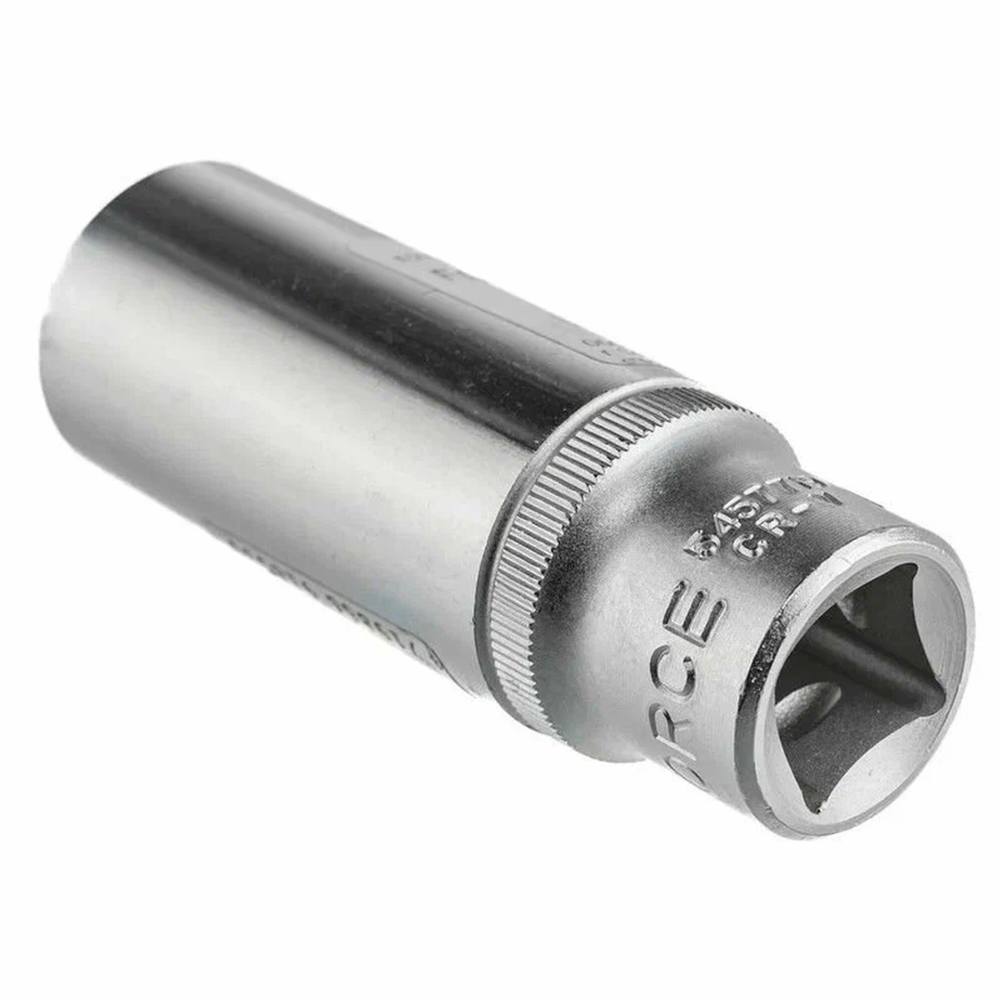 Головка торцевая глубокая 1/2" шестигранная, 19 мм, L77 мм, Force 5457719