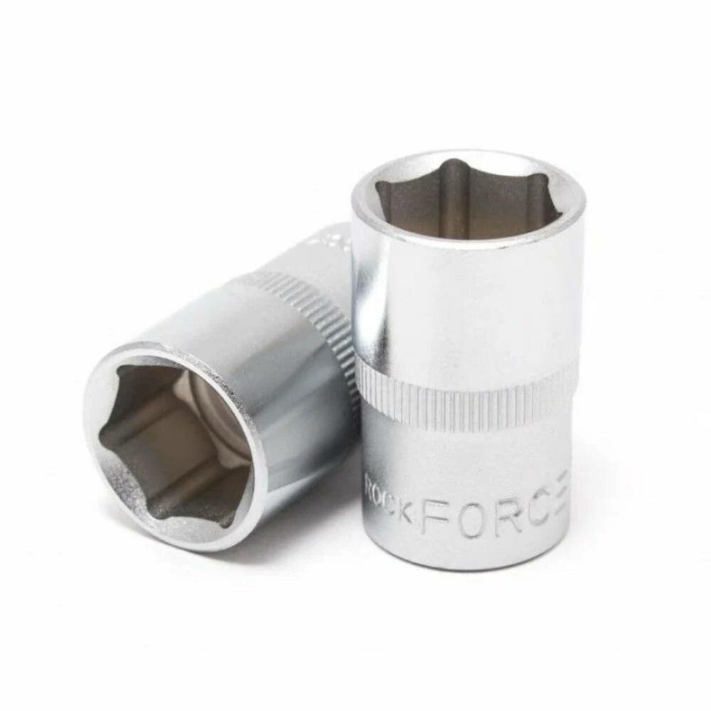 Торцевая головка ROCKFORCE, 23 мм, сталь, шестигранник, 1/2"