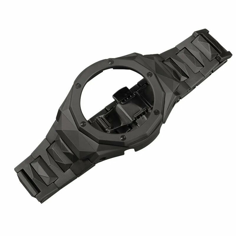 Люксовые Комплект модификации для Casio GA2100 GAB2100, Ремешок из нержавеющей стали для GA2110