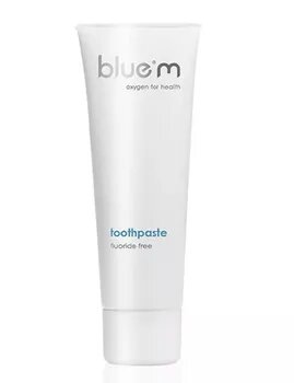 Зубная паста Bluem с активным кислородом Flores Natural Cosmetics Kampen BV 75мл, Нидерланды