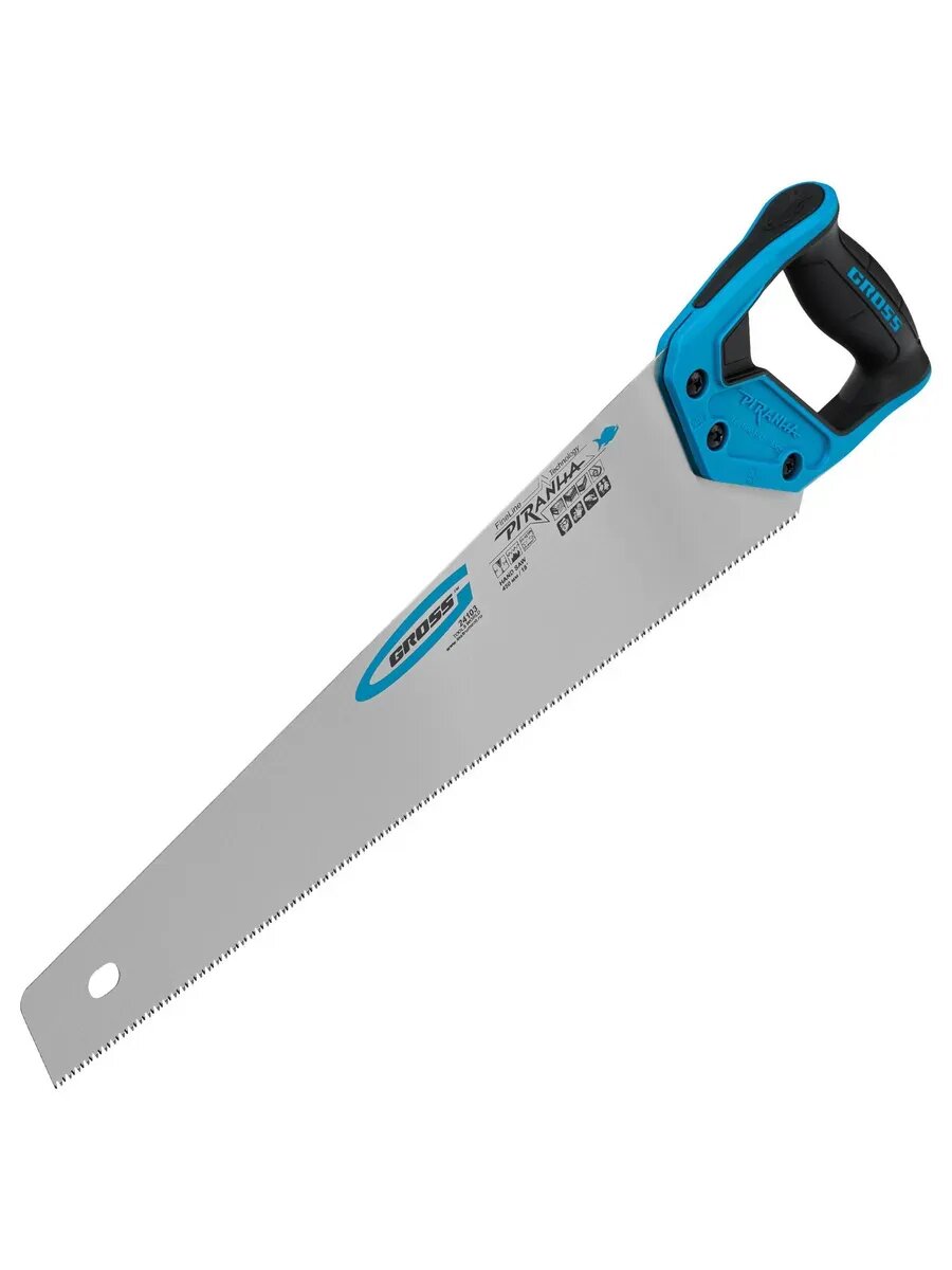 Ножовка по дереву, 450 мм, 11-12 TPI, зуб 3D, GROSS 24103
