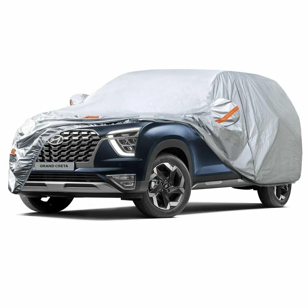 Чехол на автомобиль Hyundai Creta, EVA, Алюминий, 1 шт.