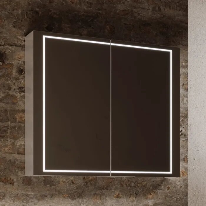 Зеркало-шкаф Aqwella Simplex 70 с подсветкой