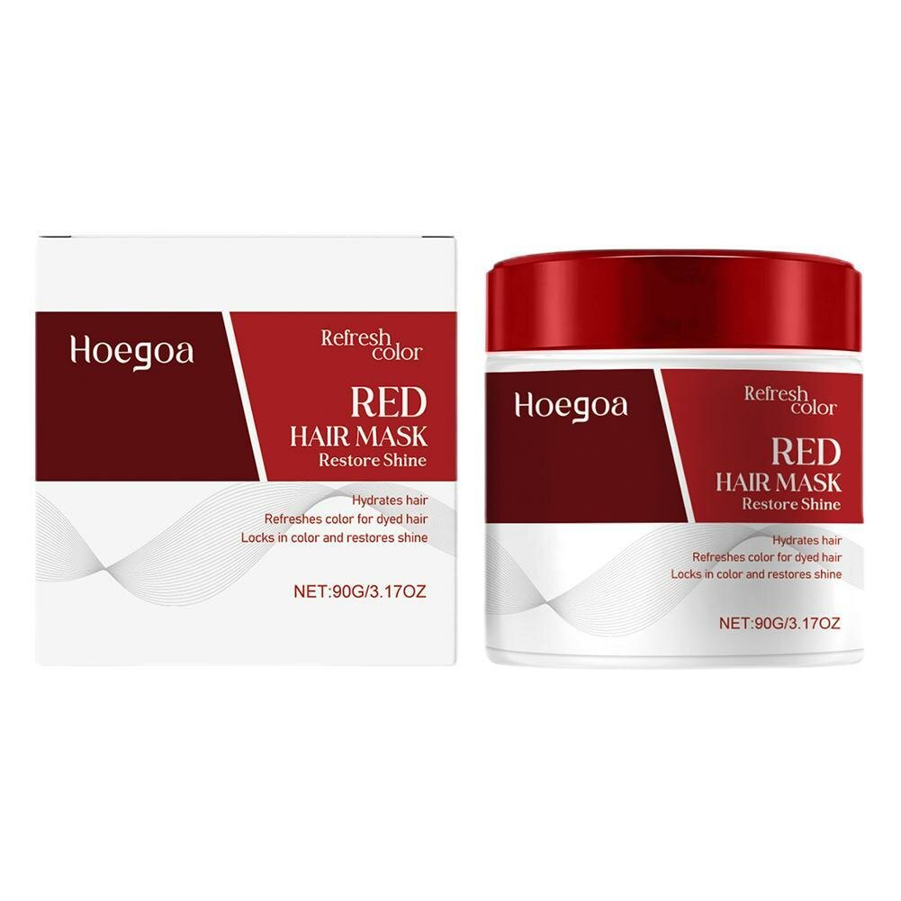 90 мл маска для сохранения цвета рыжих волос, увлажняющая и усиливающая красные тона