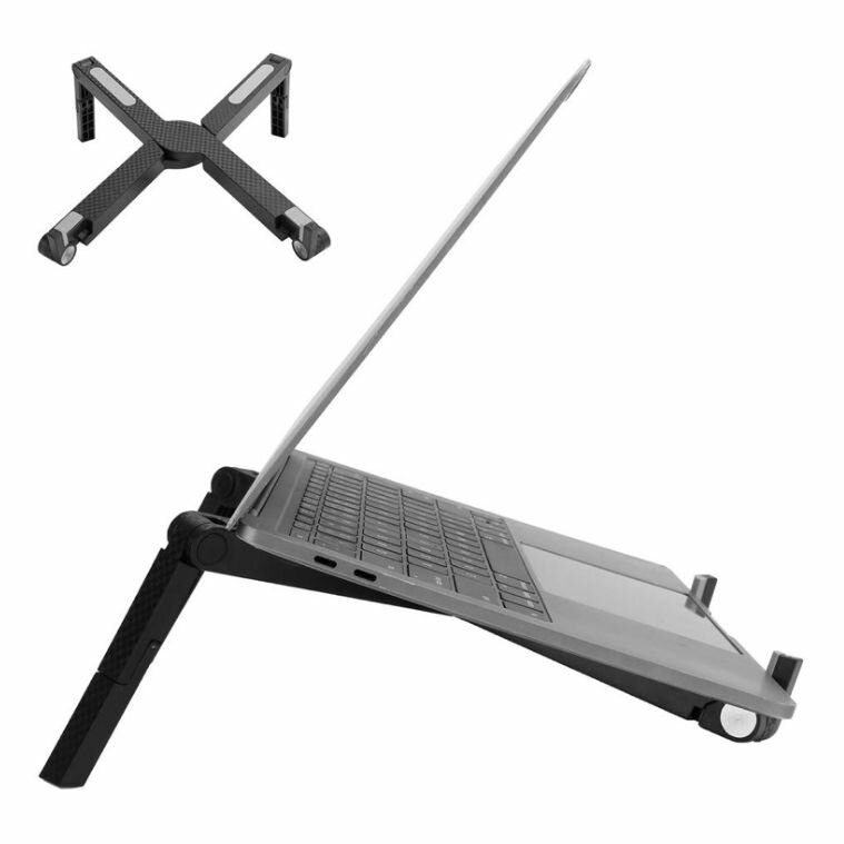 Подставка для ноутбука modorwy MH1124, ABS, складная, с регулировкой, до 17", для ноутбуков и планшетов