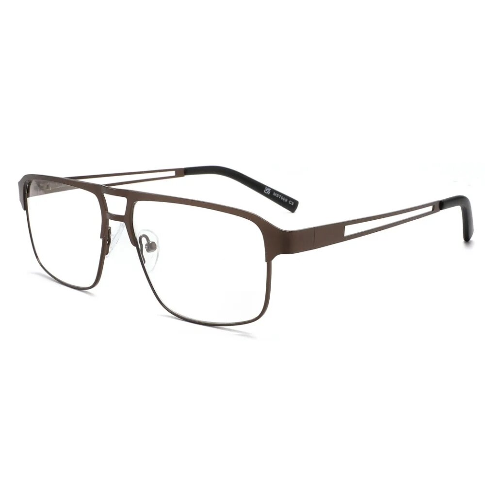Мужские очки C3 Red brown +100, блокировка синего света
