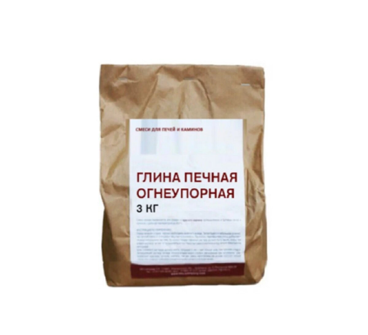 Печная глина LK, огнеупорная, для печей, каминов, для кладочного и цементного раствора, 3 кг