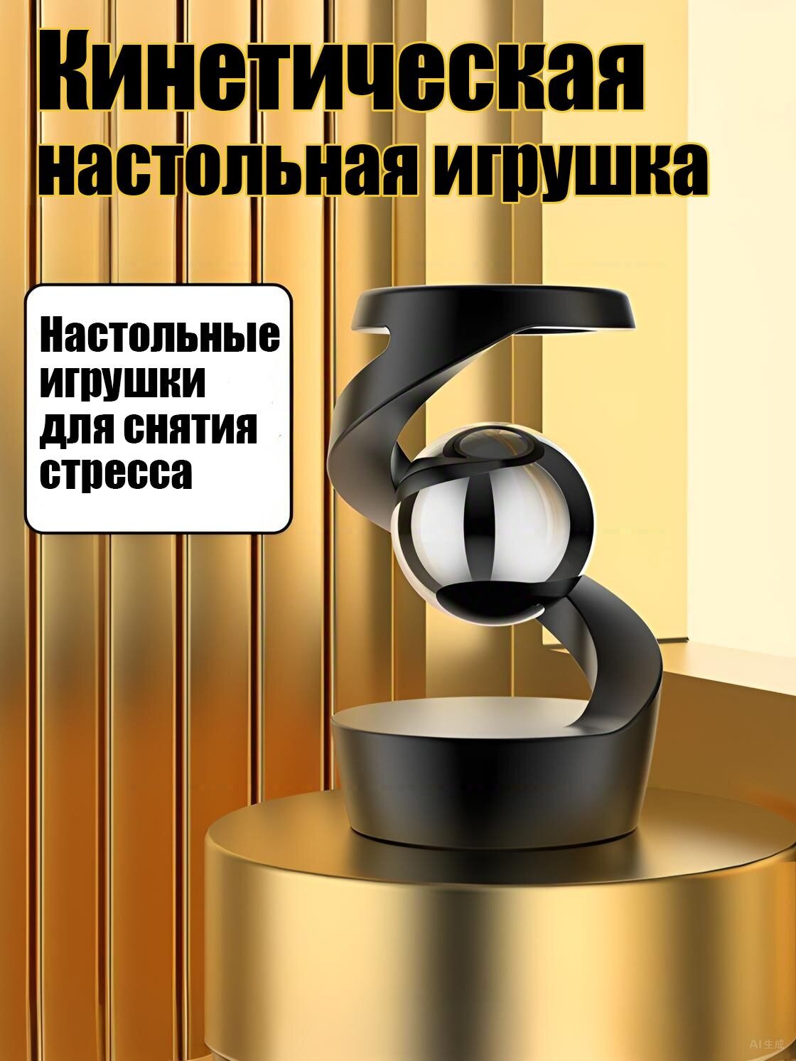 Кинетическая настольная игрушка, бросающая вызов гравитации, настольный подвесной гироскоп, спиннеры
