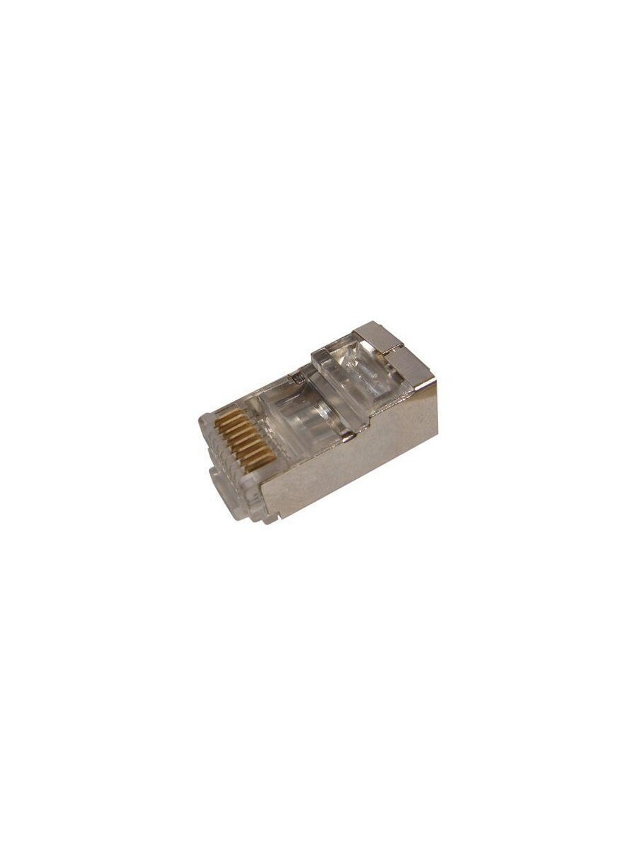 Джек компьютерный RJ45 (8P8C) кат.5E с экраном (уп.100шт) Rexant 05-1023