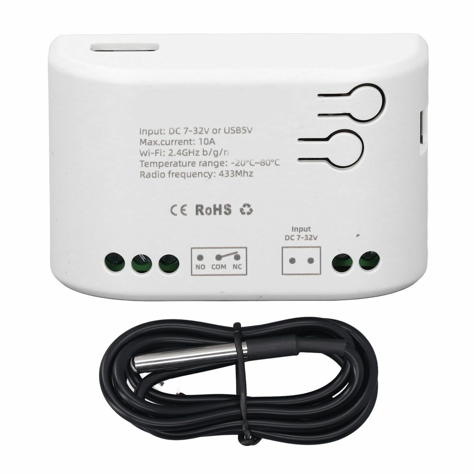 WiFi реле Smart с фиксацией 7-32В для eWeLink (умный дом)