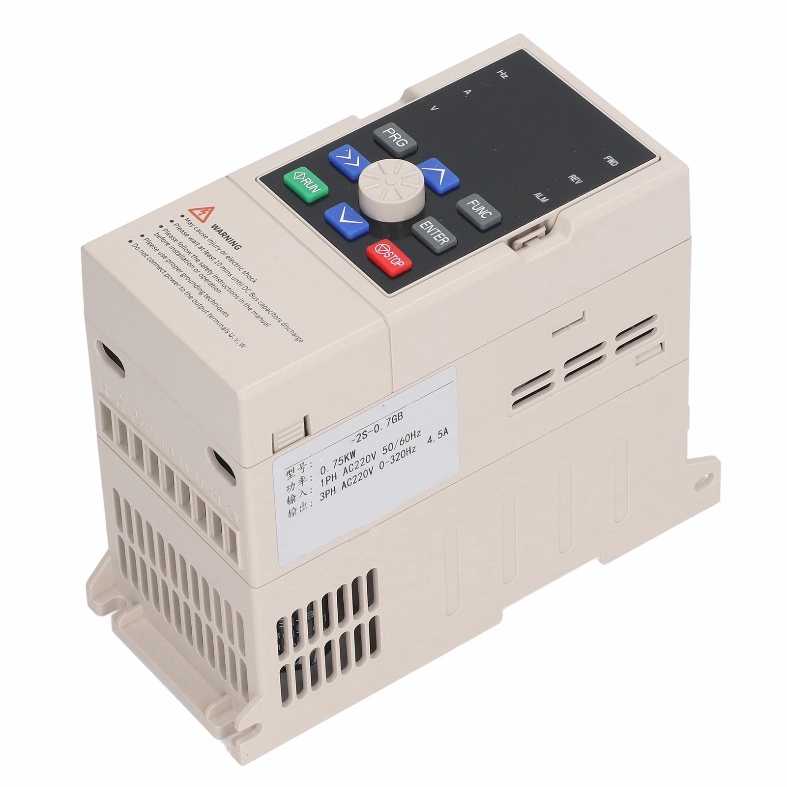 Частотный преобразователь VFD 750Вт, вход 1 фаза AC220В, выход 3 фазы, регулятор скорости двигателя