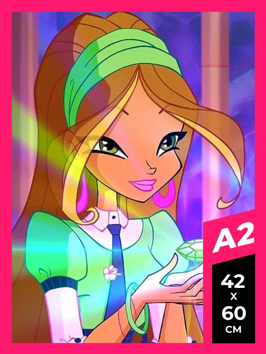 Постеры Винкс Winx Club плакаты 6 A2, матовая фотобумага премиум качества