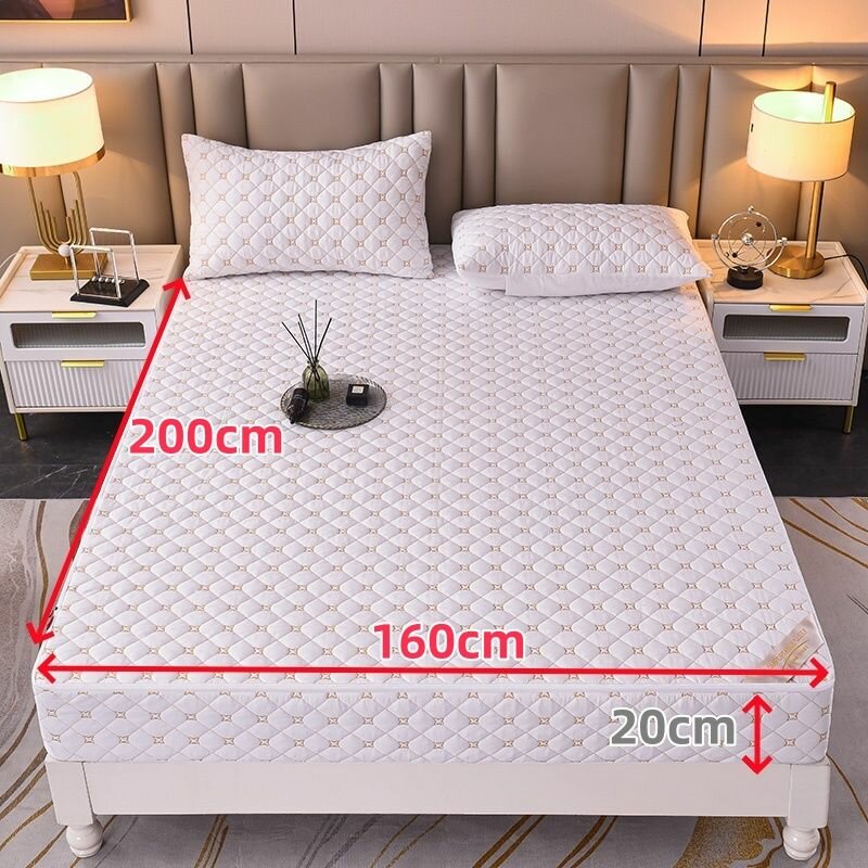 Вышивка Наматрасник; утолщенный стеганый чехол для матраса с застежкой-молнией