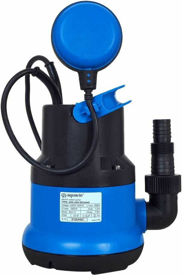 Дренажный насос для воды погружной ADS-260-5E (mini) 1265