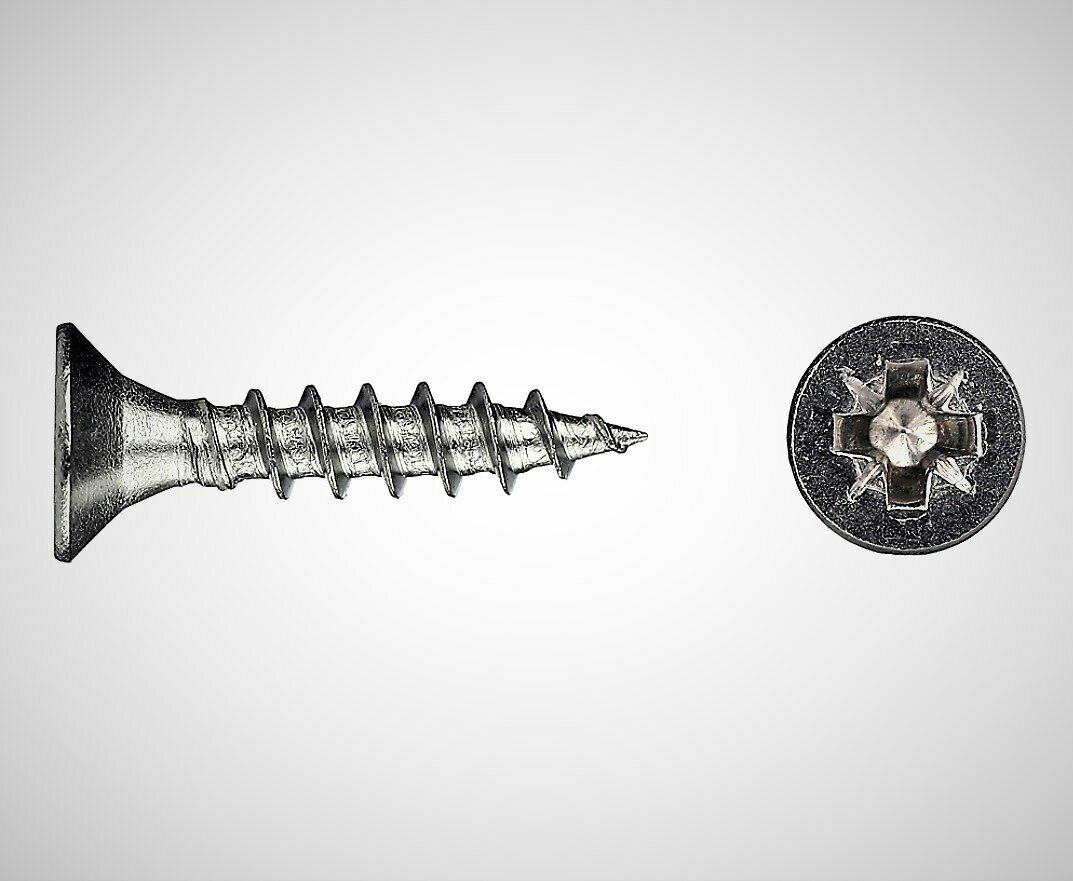 Шурупы универсальные нержавеющая сталь FIXBERG 4,0x20 мм 15 шт