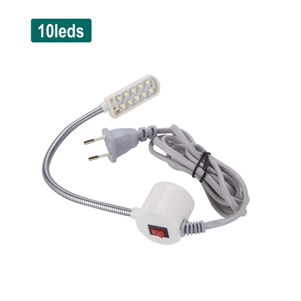 AC110-245V 1W 10LED лампа для швейной машины с магнитным фиксированным основанием,1