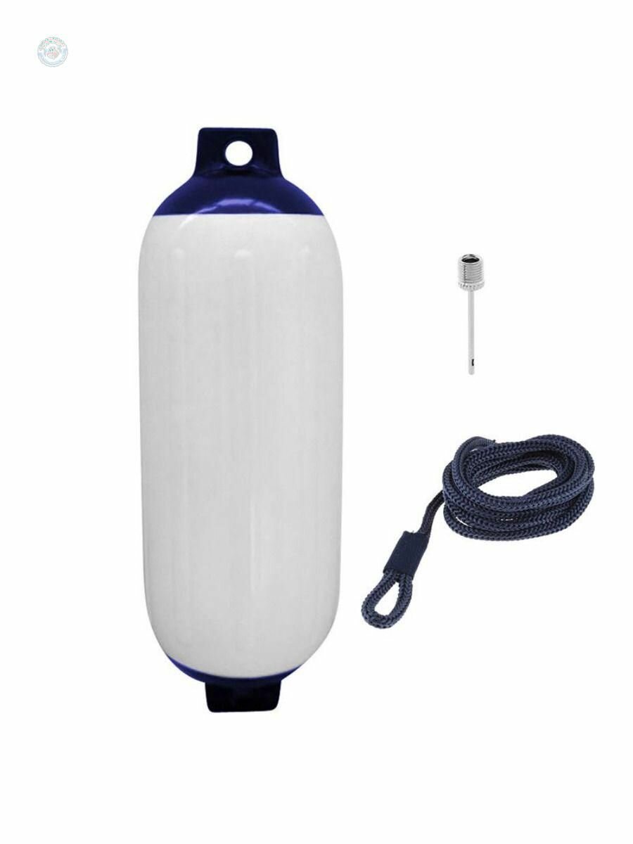 Надувной швартовный кранец 500x140 мм для защиты лодки и яхты, усиленный ПВХ, устойчивый к ударам и УФ-излучению