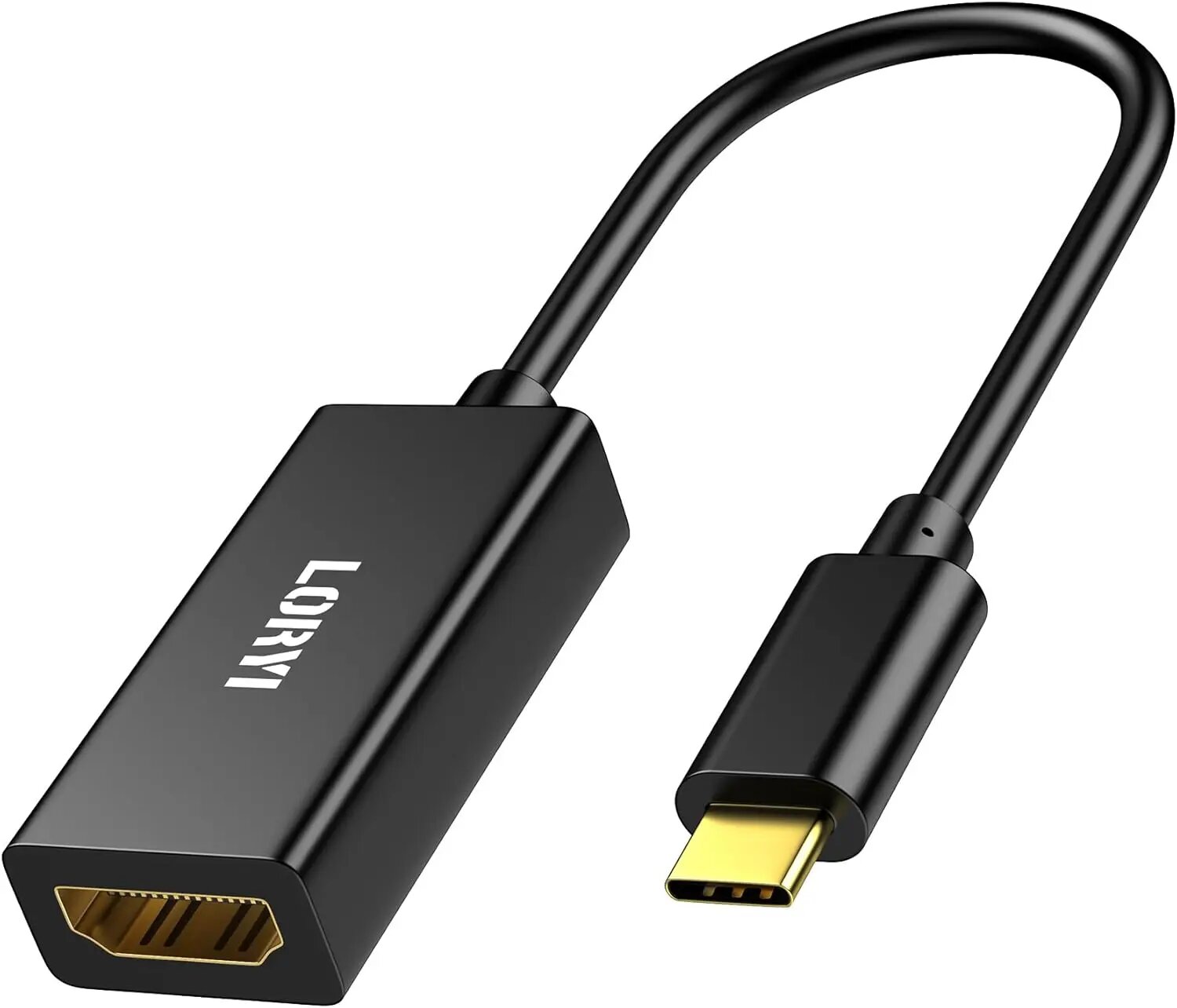 Адаптер, совместимый с USB-C на HDMII, 4K при 60 Гц, Thunderbolt 3/4, совместимый с iPhone 15, Galaxy S23, MacBook, iPad, XPS, Surface