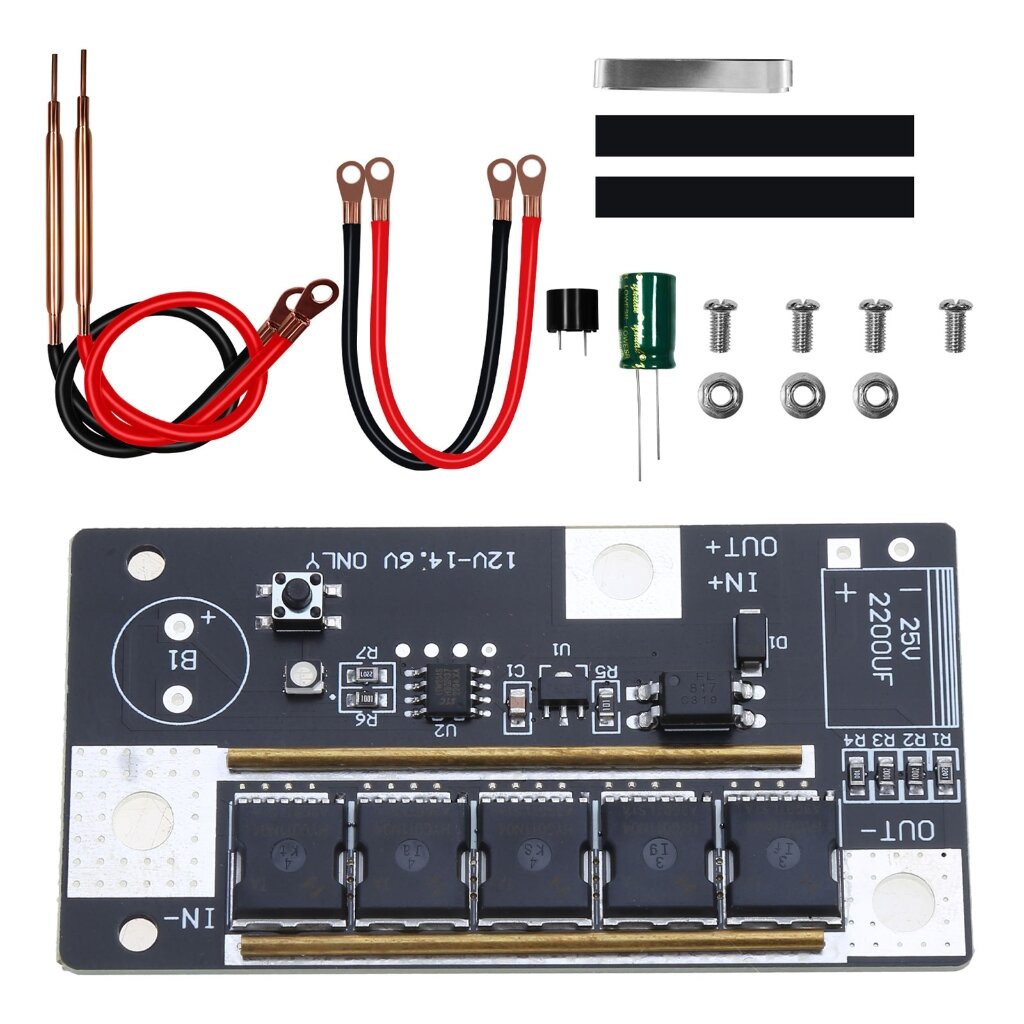 Точечная Сварка Печатной платы 12V 90-150A Аккумулятор Для Хранения Энергии Точечная Сварка 5MOS DIY Сварка для 18650/26650/32650