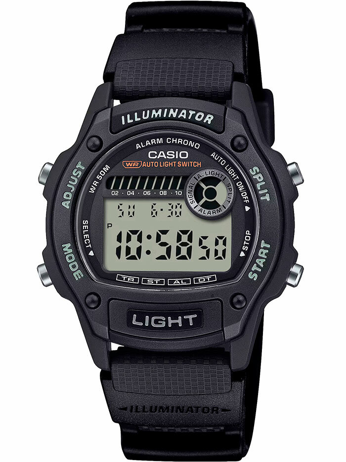 Наручные часы CASIO, серый, черный — фото 1