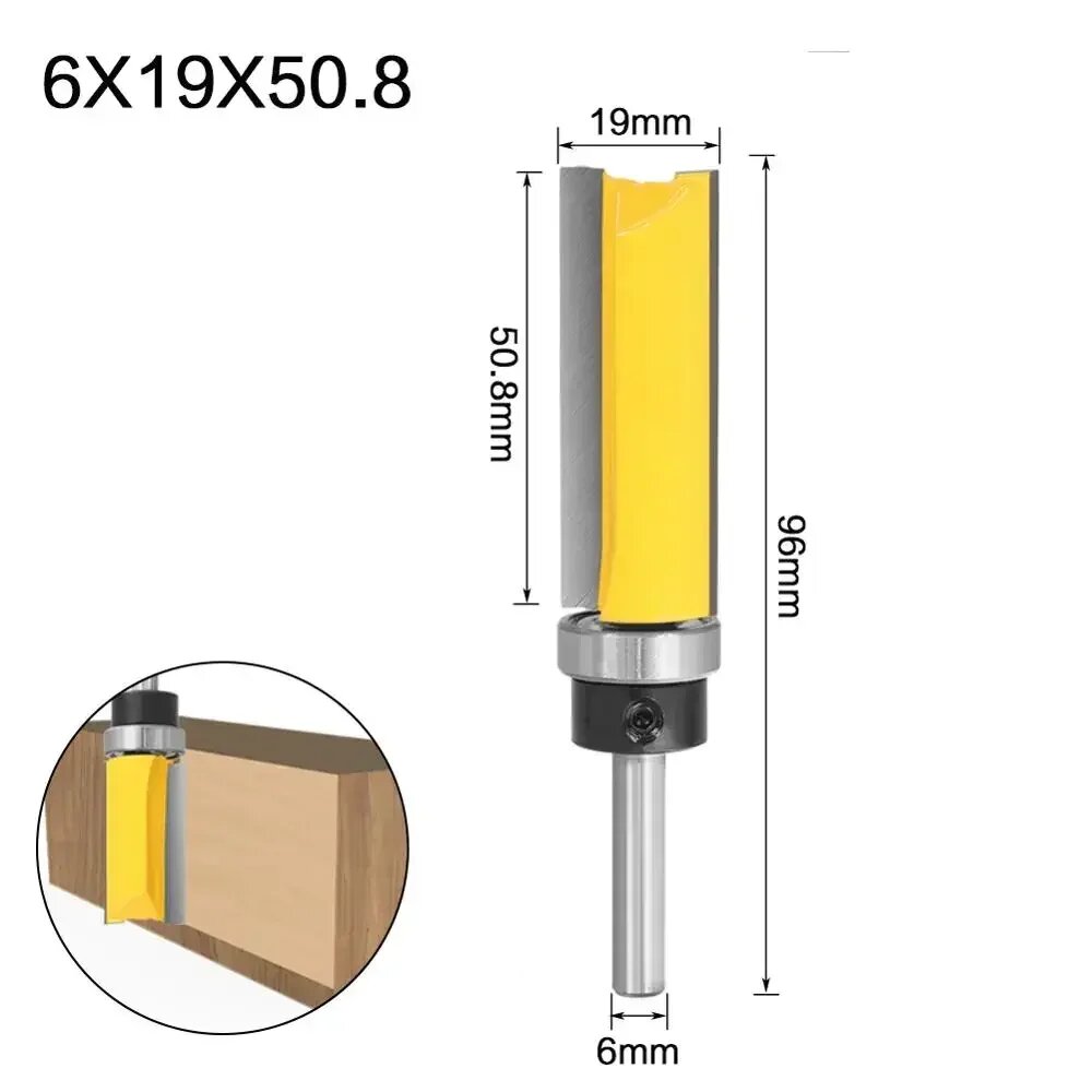Фреза дляrouter 6.35MM 8MM Shank Milling Cutter 08