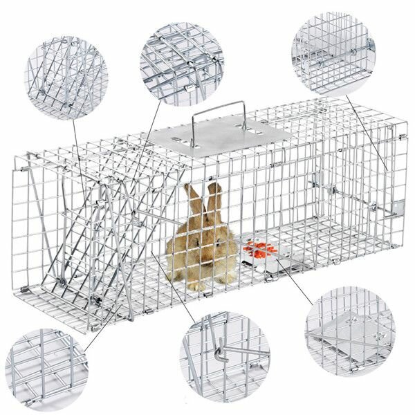 Кошколовка складная, Клетка - ловушка, Размер - 60х21х18 см.