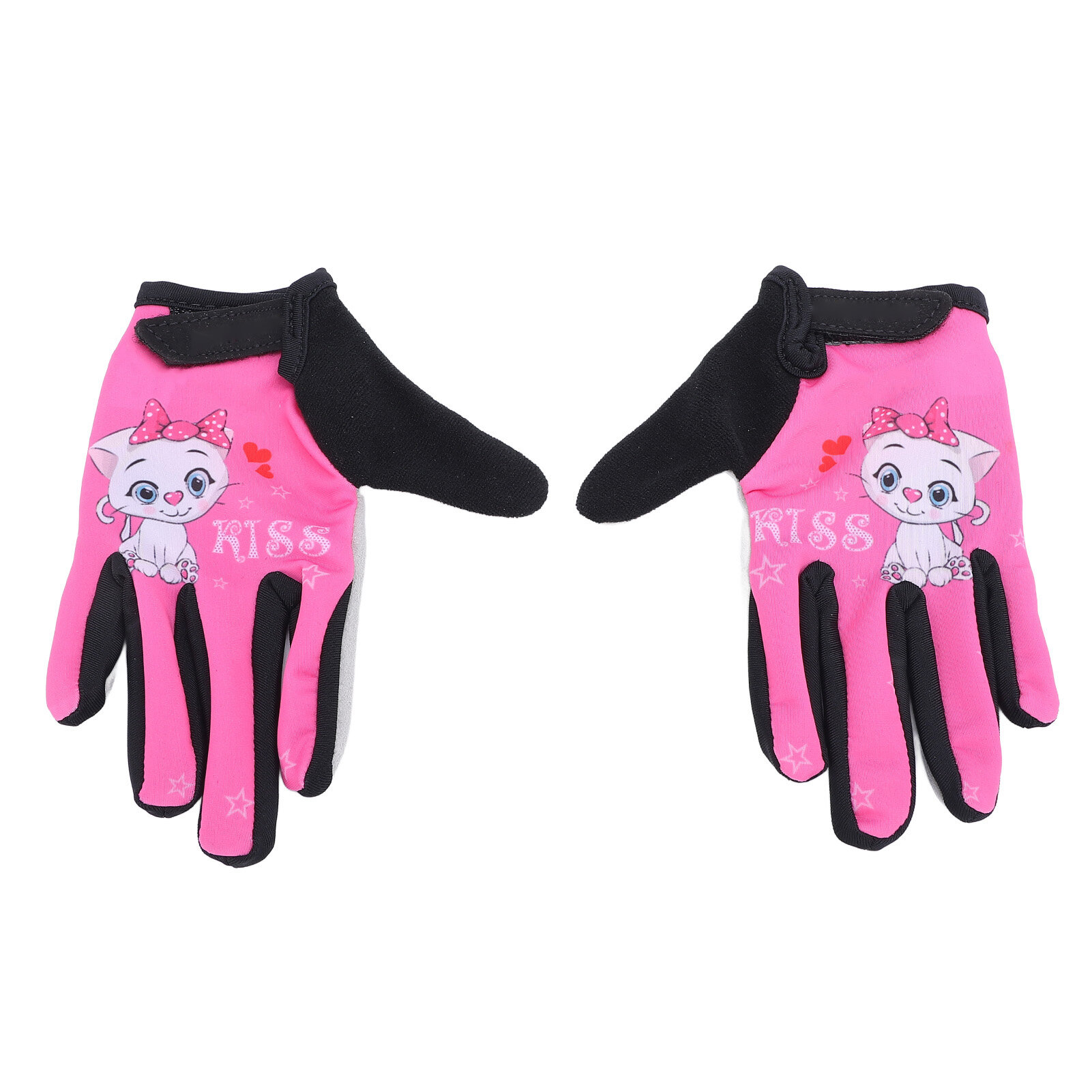 1 пара детских велосипедных перчаток с полными пальцами, износостойкие, дышащие, для скутера и велосипеда SM