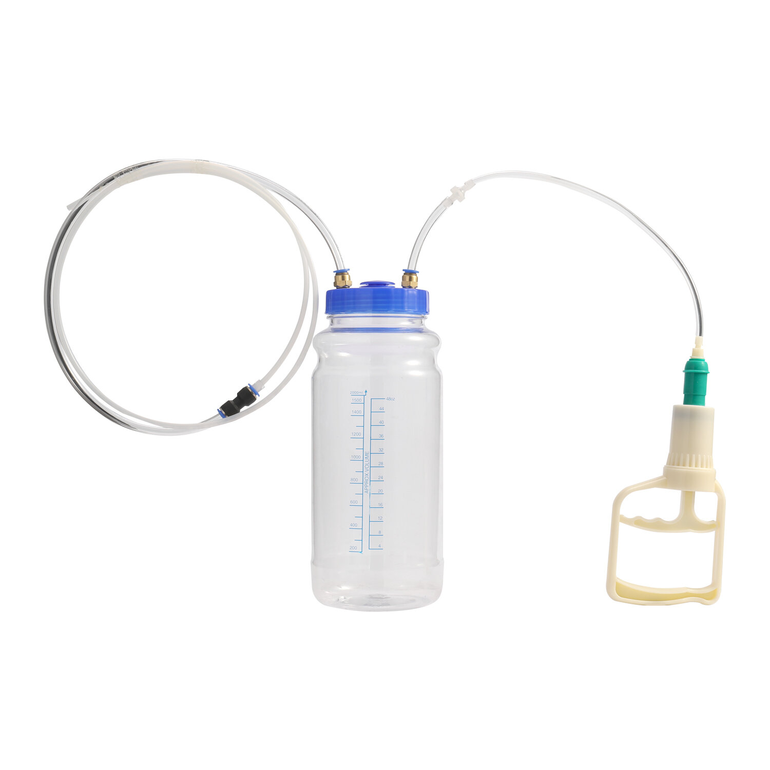 Артифакт для замены масла универсальный 2L, ручной насос для всасывания масла, вакуумный насос, инструмент для технического обслуживания, пластик + ПУ, длина шланга 5мм, 6мм, вес 340г, размер упаковки 260*160*180мм, вес упаковки 390г, в комплект входят 1