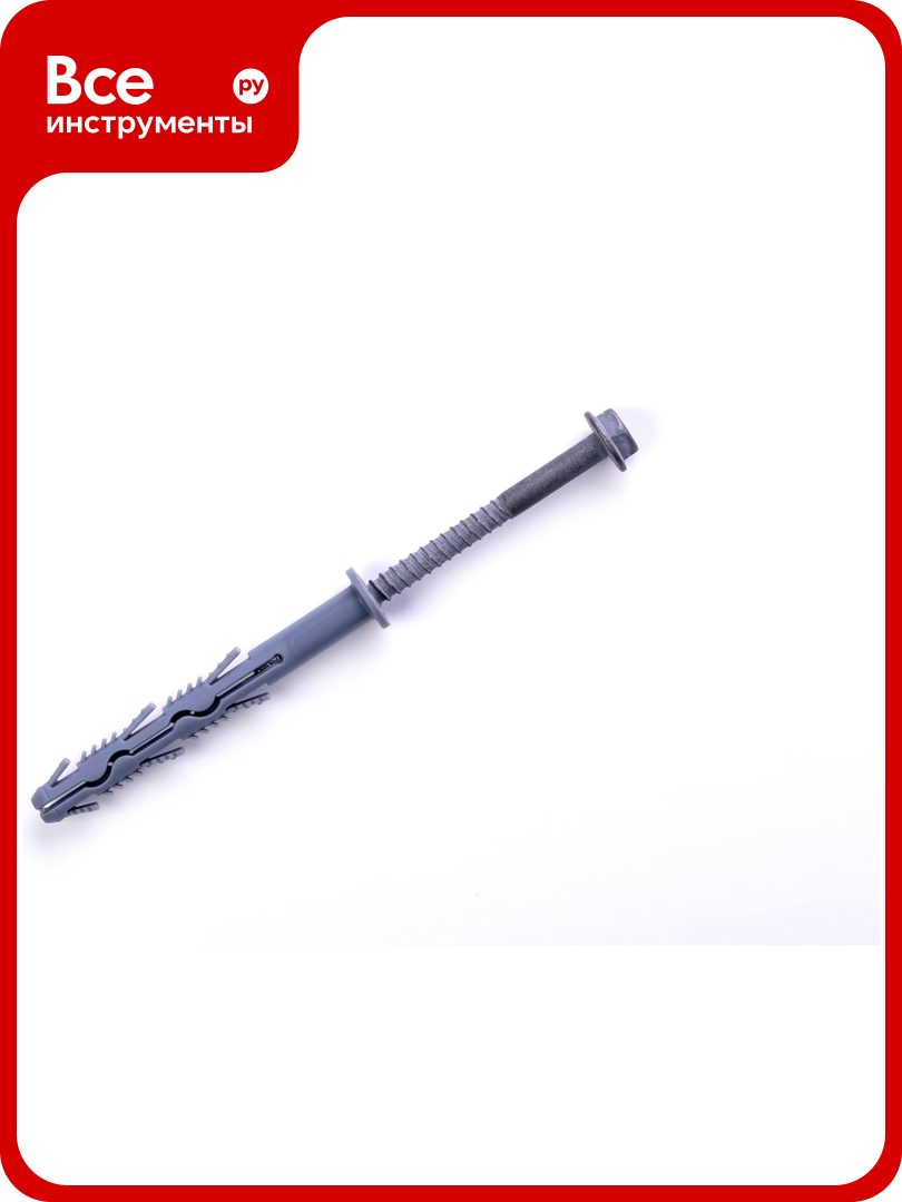 Анкер фасадный с дюбелем KLAUE КАД 10x100 мм 200 шт. УТ000023663