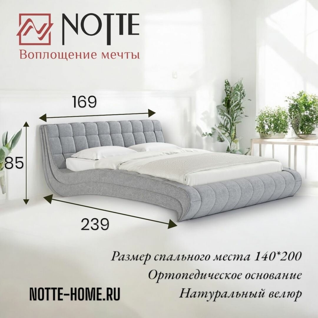 Кровать Милано 140х200